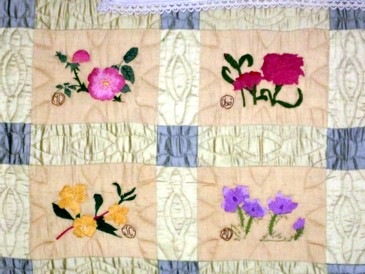 Quilters Spirit: Quilt of State Flower Embroidery blocks